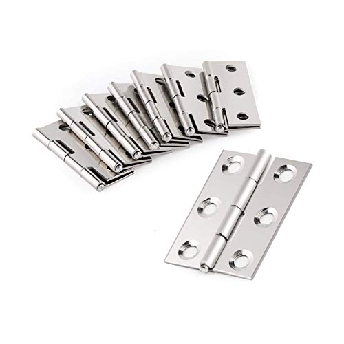 Hinges 20pcs Hinges, Door Hinges, Stainless Steel Butt Hinges, Ball Bearing Hinges, Cabinet Hinges, Suitable for Interior Doors.