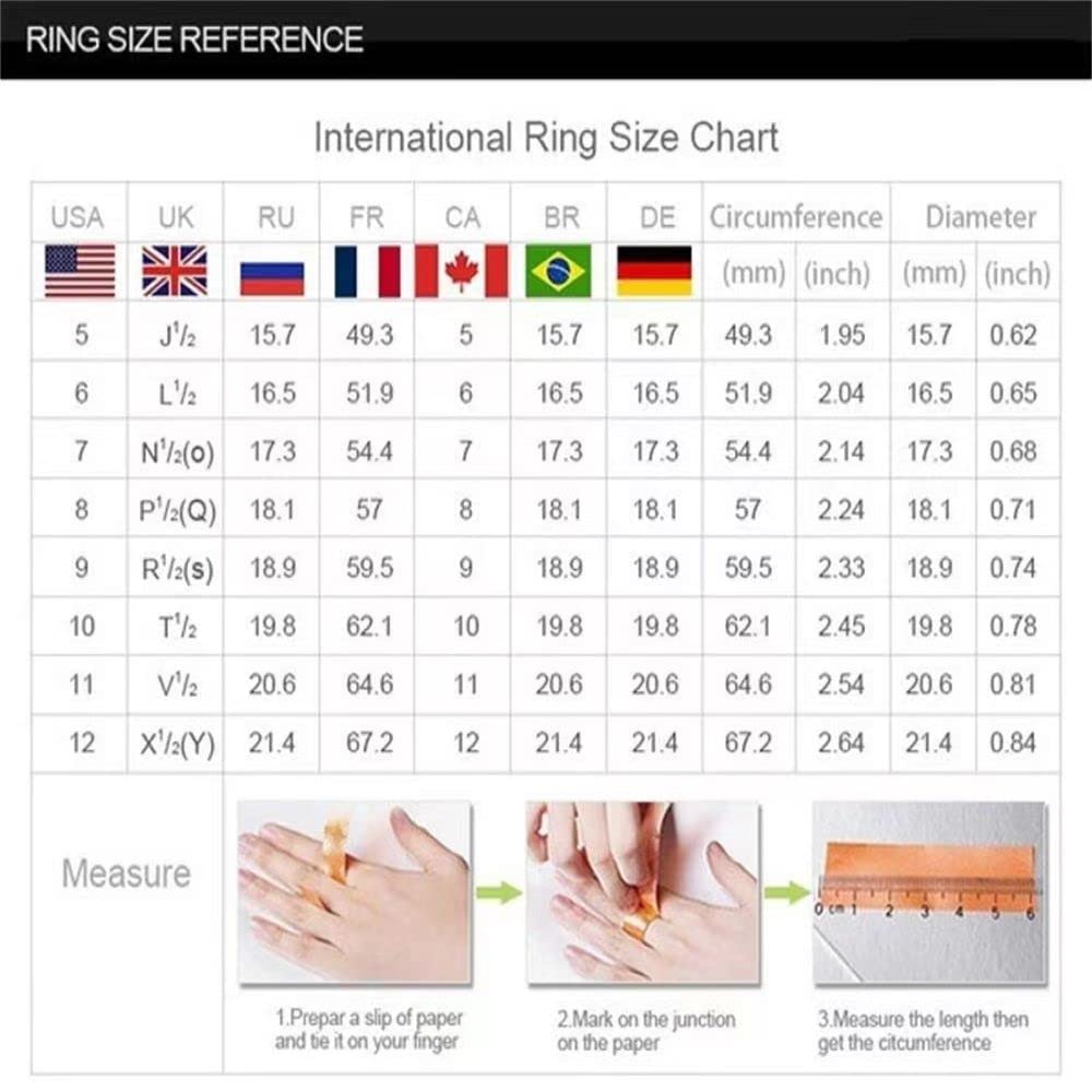 Viyuroyk 925 sterling silver Square Gemstone CZ Diamond Eternal engagement Cubic Zirconia Rings Diamond Rings for Women Jewelry Findings Earring Backs Findings (US Code 11, sapphire)