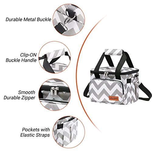 uoloao Large Lunch Bag Men Women for Work, 18Can(10L) Insulated Lunch Box Cooler Bag Leakproof, Adult Lunch Box with Adjustable Shoulder Strap for Office Picnic Beach School