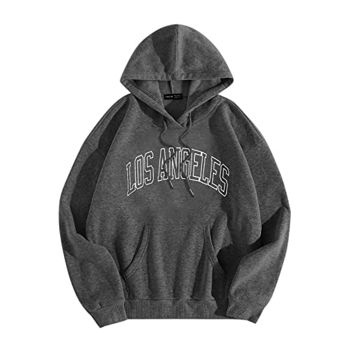 Sweatshirt Men College Sweatshirts Oversized Crewneck Full Zip Hoodie Y2K Jacket Zip Up Mens Jackets Trendy Pink Crewneck Sweatshirt College Crewneck Sweatshirt Yk2 Hoodie Z829a-Dark Gray XXL