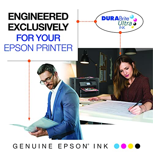 EPSON T812 DURABrite Ultra Ink Standard Capacity Cyan Cartridge (T812220-S) for Select Epson Workforce Pro Printers