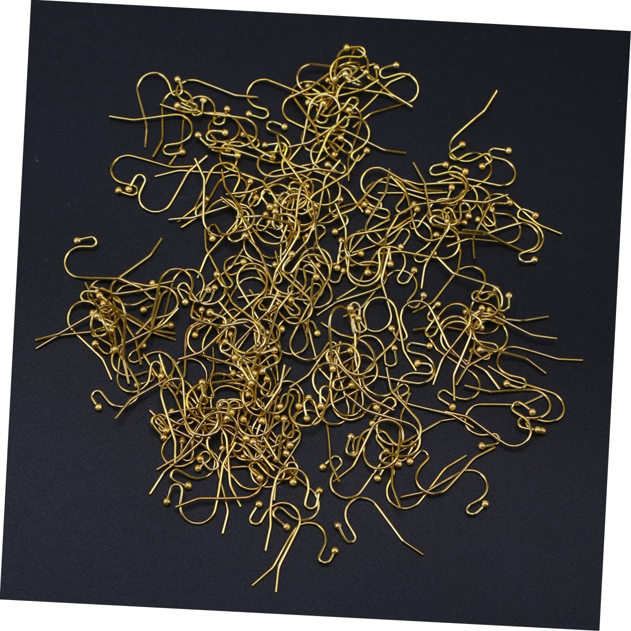 VILLCASE 400 pcs DIY Earrings Hook end Ear Wires Earring Hooks Fish Hook Earrings Earring Jewelry Findings Hook Earring Wires Hanging Hook Tool Hooks an Fittings peg Hooks Head