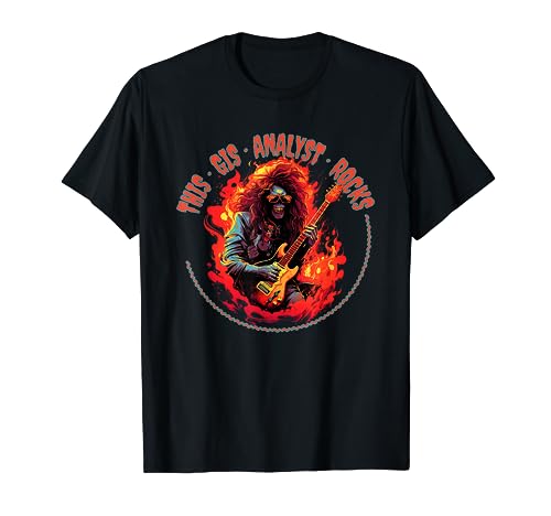 This Gis Analyst Rocks Funny Musician T-Shirt
