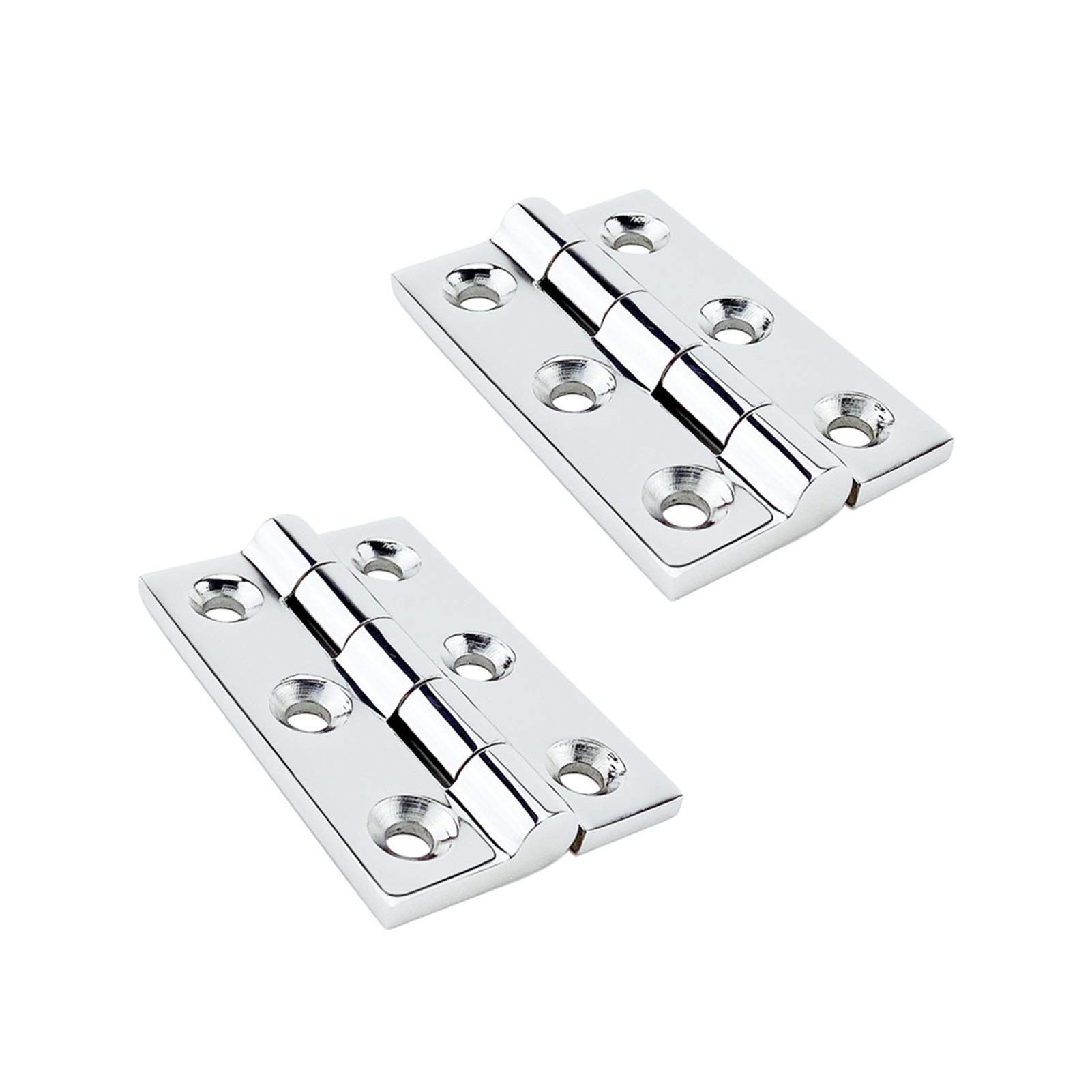 Hinges 2pcs Hinges, Door Hinges, Stainless Steel Butt Hinges, Ball Bearing Hinges, Cabinet Hinges, for Interior Doors, Decks, Trucks, Sailboats.