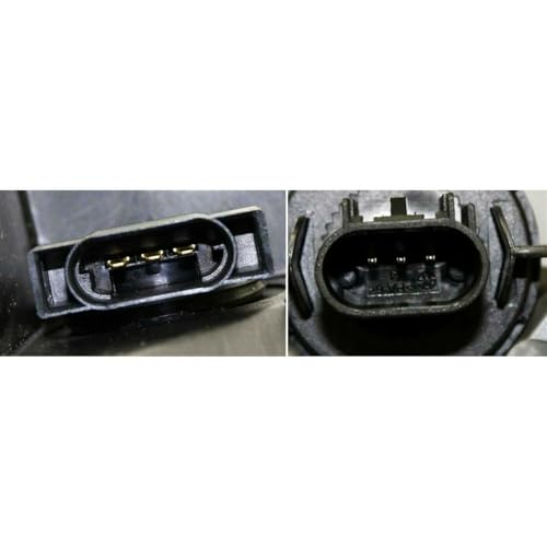 Hyiccoes Headlight Halogen Bulb Driver Side Clear Lens Chrome Interior Lens W/Bulb Headlamp 68003125AD-PFM 9591936 CH2502180
