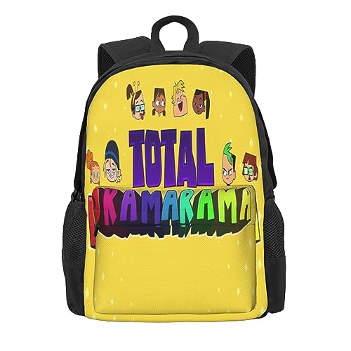 NALCKA Total Anime DramaRama Backpack with Large Capacity Laptop Backpack Business Daypack Adjustable Shoulder Strap Bookbag 16.5 inch