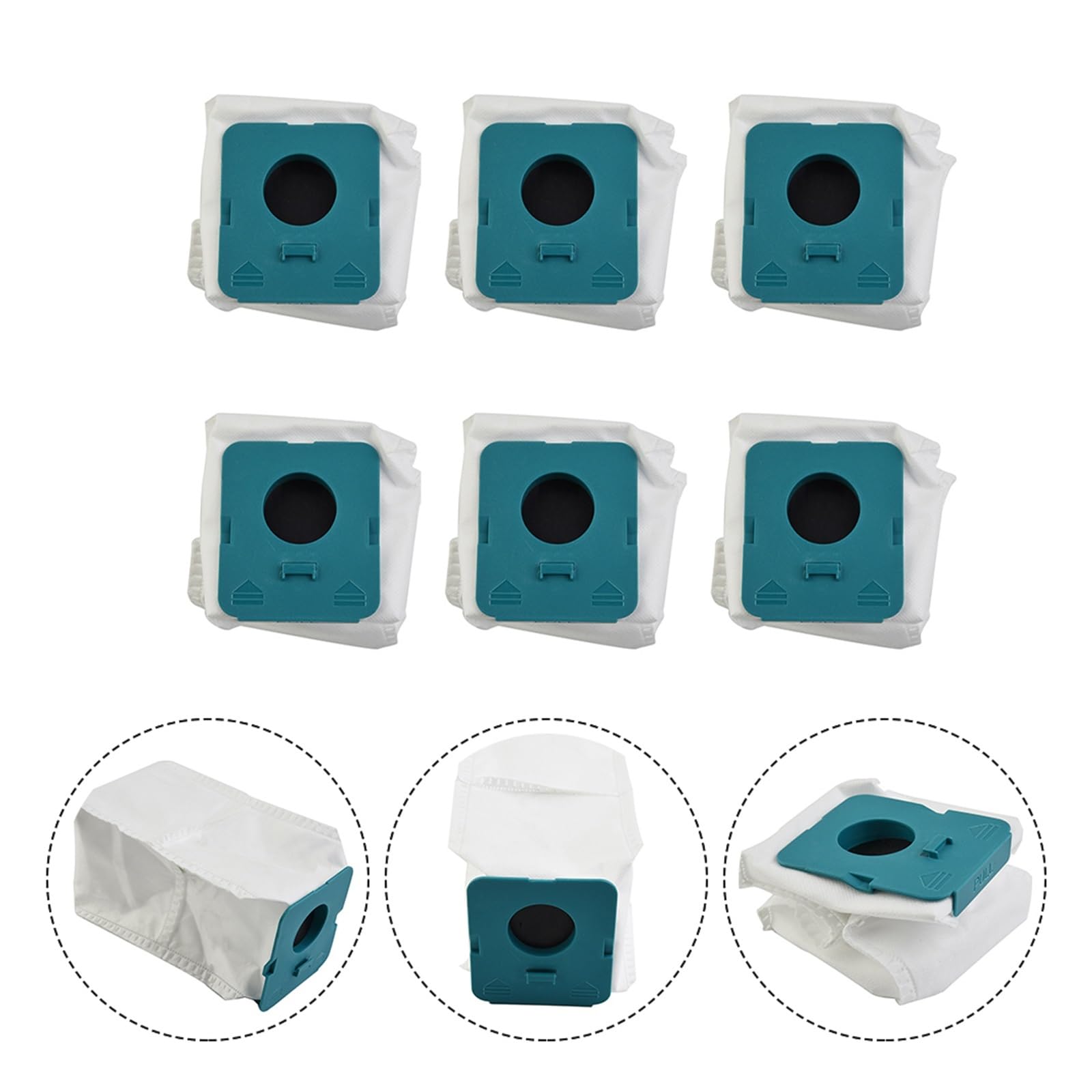 6pcs Vacuum Cleaner Dust Filter Bag,Compatible For Samsung BESPOKE Jet VCA-ADB95 Replacement Household Cleaning Accessories