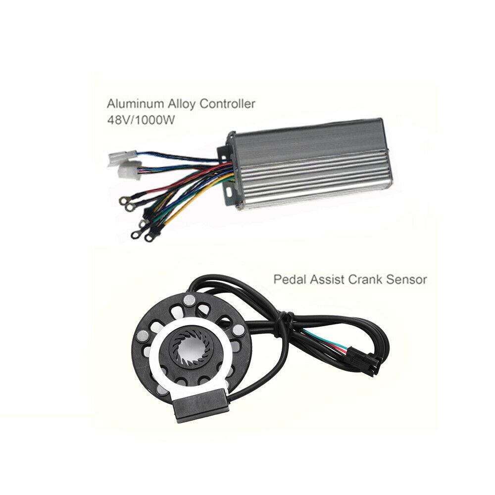 HarBin-Star Electric Bike Conversion Kit, 48V 1000W 28" Rear Wheel Powerful Motor E-Bike Conversion Kit, Electric Bicycle Motor Kit Dual Mode Controller Twist Throttle PAS