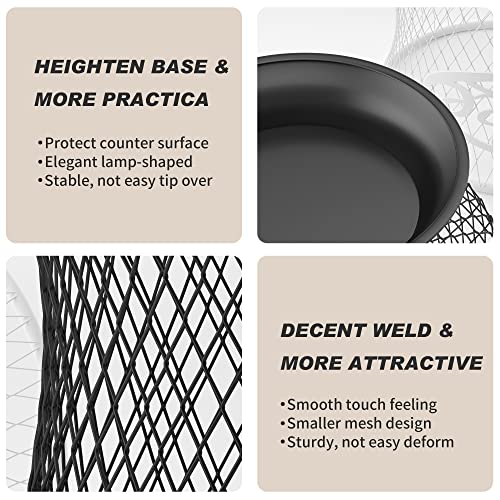 ITHSKUILL Coffee Pod Holder, Sturdy K Cup Organizer, Large Capacity K Cup Storage for Keuring Espresso Capsule Coffee Creamer, Easy to Refill and Organize for Cafe Bar, Coffee Bar Decor
