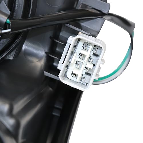 YUYANSHOP Halogen Headlight Assembly w/LED DRL Replacement for 2017 2018 2019 2020 Subaru Impreza/XV black Housing Projector 84001FL01A 84001FL00A (Driver + Passenger Side)