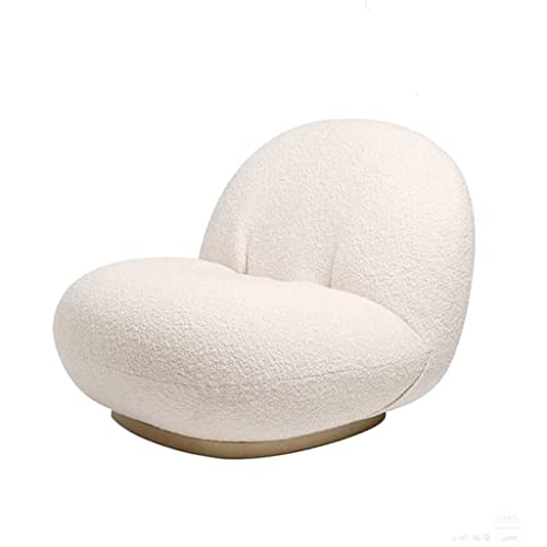 LLLY Small Cashmere Solo Sofa White Fat Lazy Sofa Living Room (Color : D, Size : As Shown)