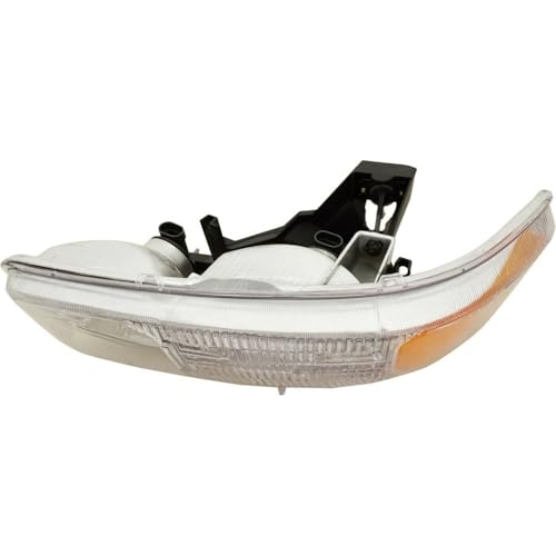 YOYOCOLL Headlight Bulb Right Passenger Side Clear Lens W/Bulb Headlamp for Yukon 2000-2006,for Yukon XL 1500/2500 2000-2006,for Sierra 1500 1999-2006,for Yukon XL 1500/2500 2000-2006