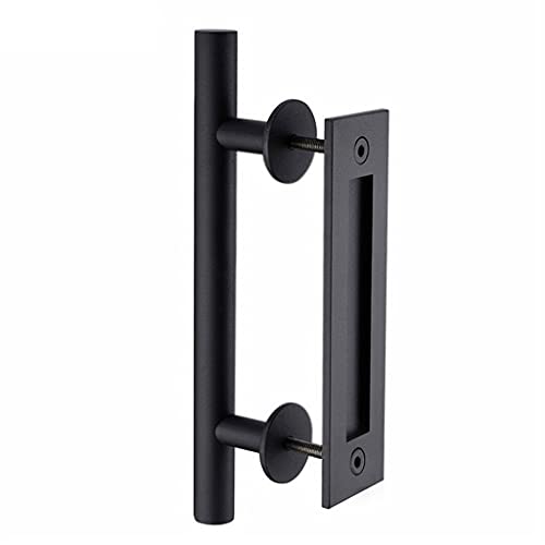 SONGJIA Sliding Barn Door Handle Pull Flush Recessed Wood Door Handle Furniture Hardware for Cabinet Cupboard Interior Door
