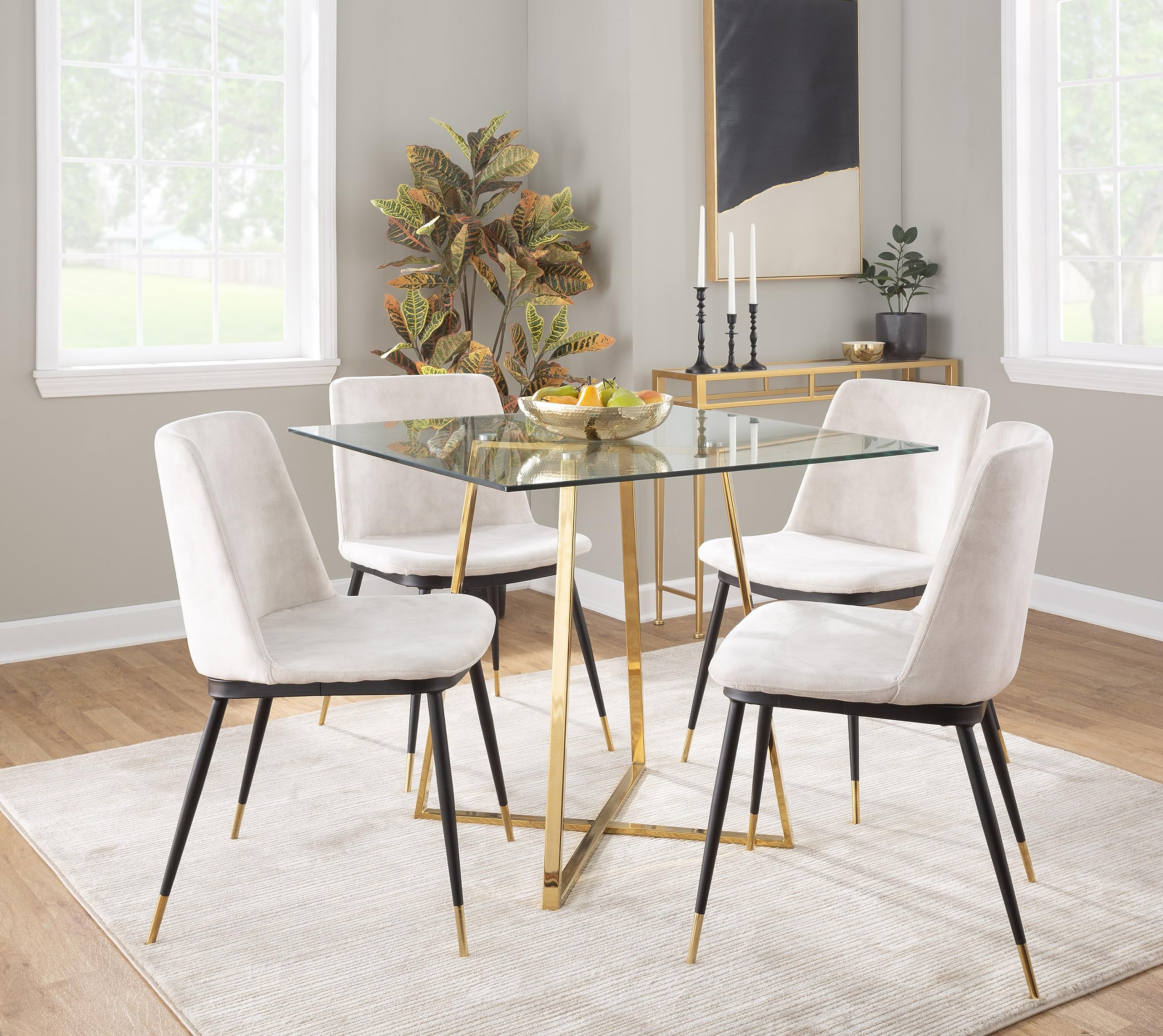 Cosmo Square Dining Table, Dining Height Table, Square Dinette Table, Small Dining Table for 4, Kitchen Table
