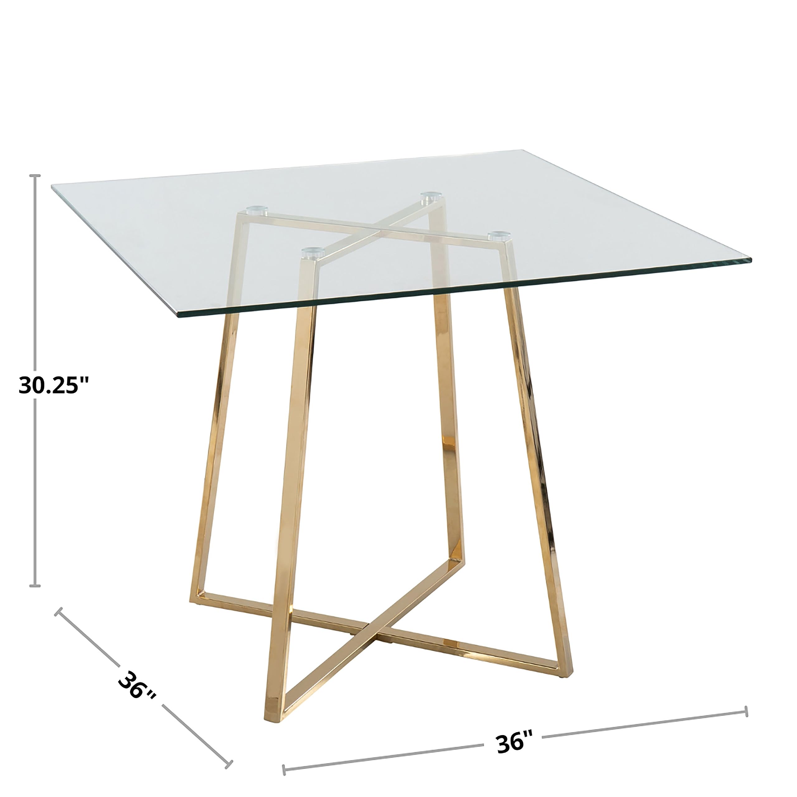 Cosmo Square Dining Table, Dining Height Table, Square Dinette Table, Small Dining Table for 4, Kitchen Table