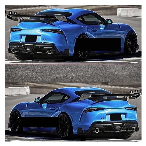 Carbon Fiber Rear Roof Spoiler Wing Trunk Lip Boot Cover Car Styling Compatible for Toyota Supra A90 2019-2020 (Color : Gloss Black)