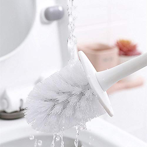 SPOUR Floor Standing/Mounted Wall Toilet Brush,Deep Cleaner Toilet Brushes,Bathroom Toilet Bowl Brushes,for Bathroom Toilet-Light_Blue