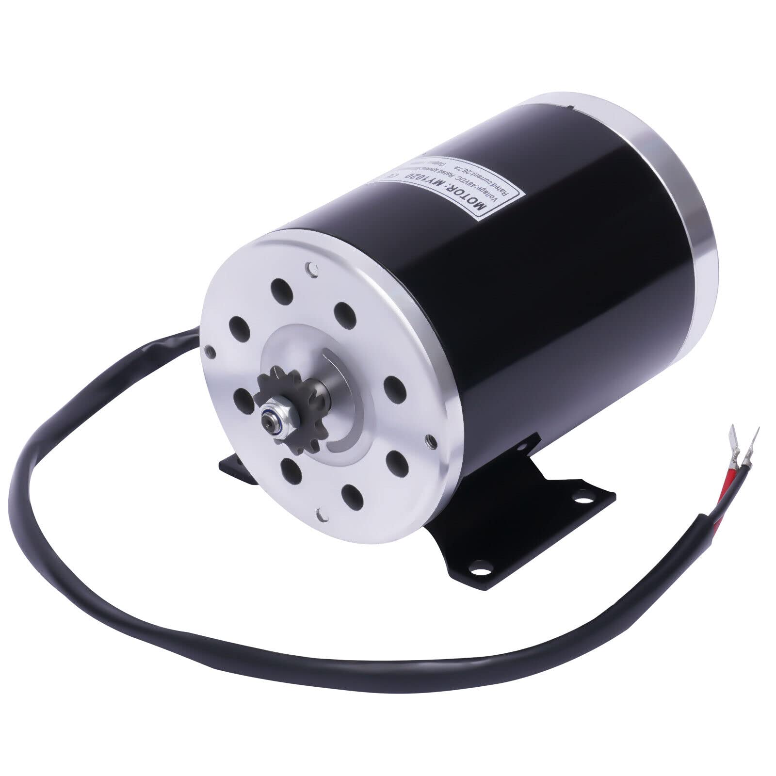 HinLIaDa 48V 1000W Brush Motor Controller Conversion Kit, High Speed Motor with Keylock for Dirt Bike e-Bike ATV Go Kart Moped Mini Bikes Motorized Bicycle