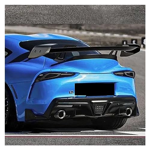 Carbon Fiber Rear Roof Spoiler Wing Trunk Lip Boot Cover Car Styling Compatible for Toyota Supra A90 2019-2020 (Color : Gloss Black)