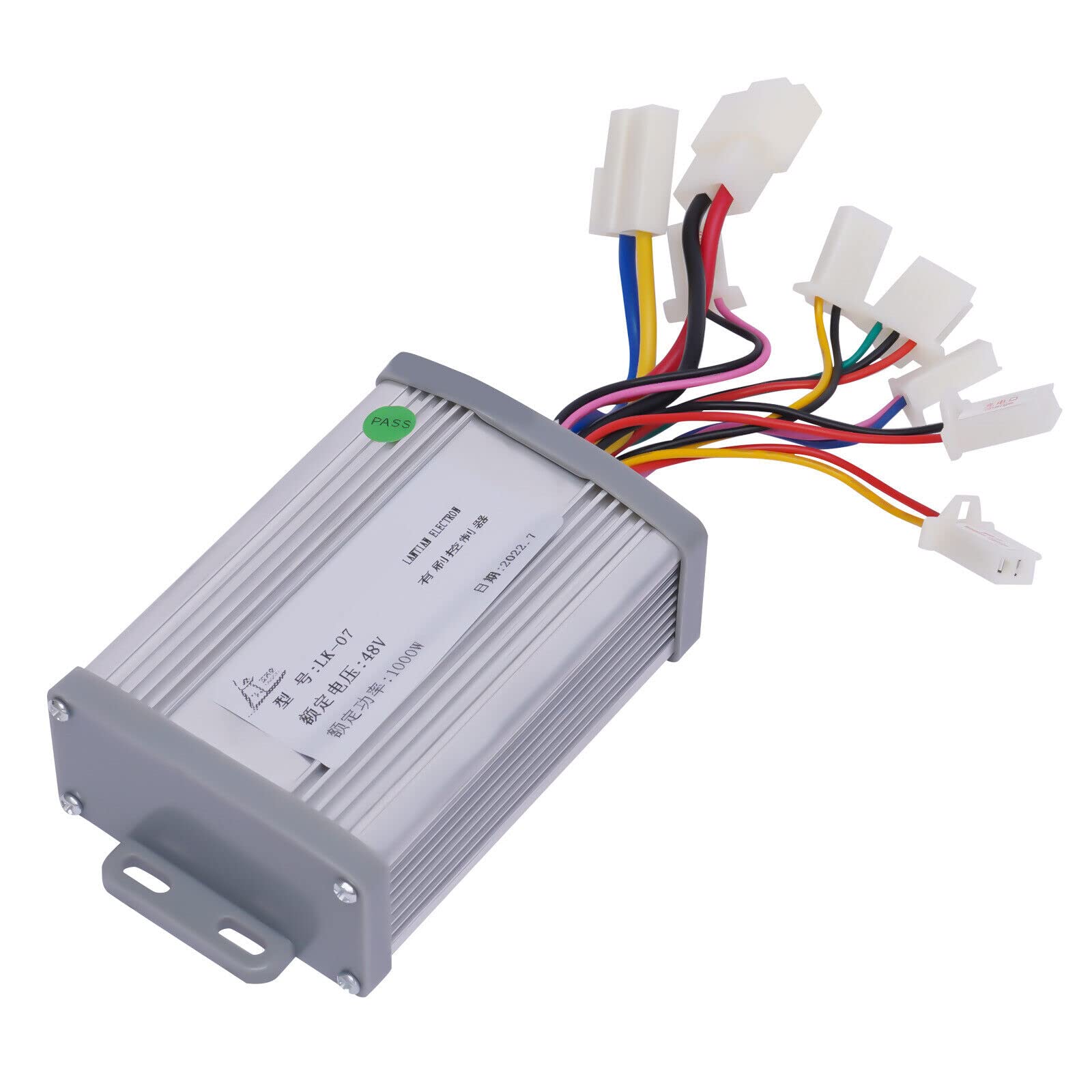 HinLIaDa 48V 1000W Brush Motor Controller Conversion Kit, High Speed Motor with Keylock for Dirt Bike e-Bike ATV Go Kart Moped Mini Bikes Motorized Bicycle