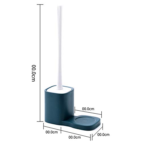 SPOUR Floor Standing/Mounted Wall Toilet Brush,Deep Cleaner Toilet Brushes,Bathroom Toilet Bowl Brushes,for Bathroom Toilet-Light_Blue
