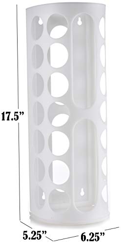 Grocery Bag Storage Holder - This Large Capacity Bag Dispenser Will Neatly Store Plastic Shopping Bags and Keep Them Handy for Reuse. Access Holes Make Adding or Retrieving Bags Simple and Convenient.