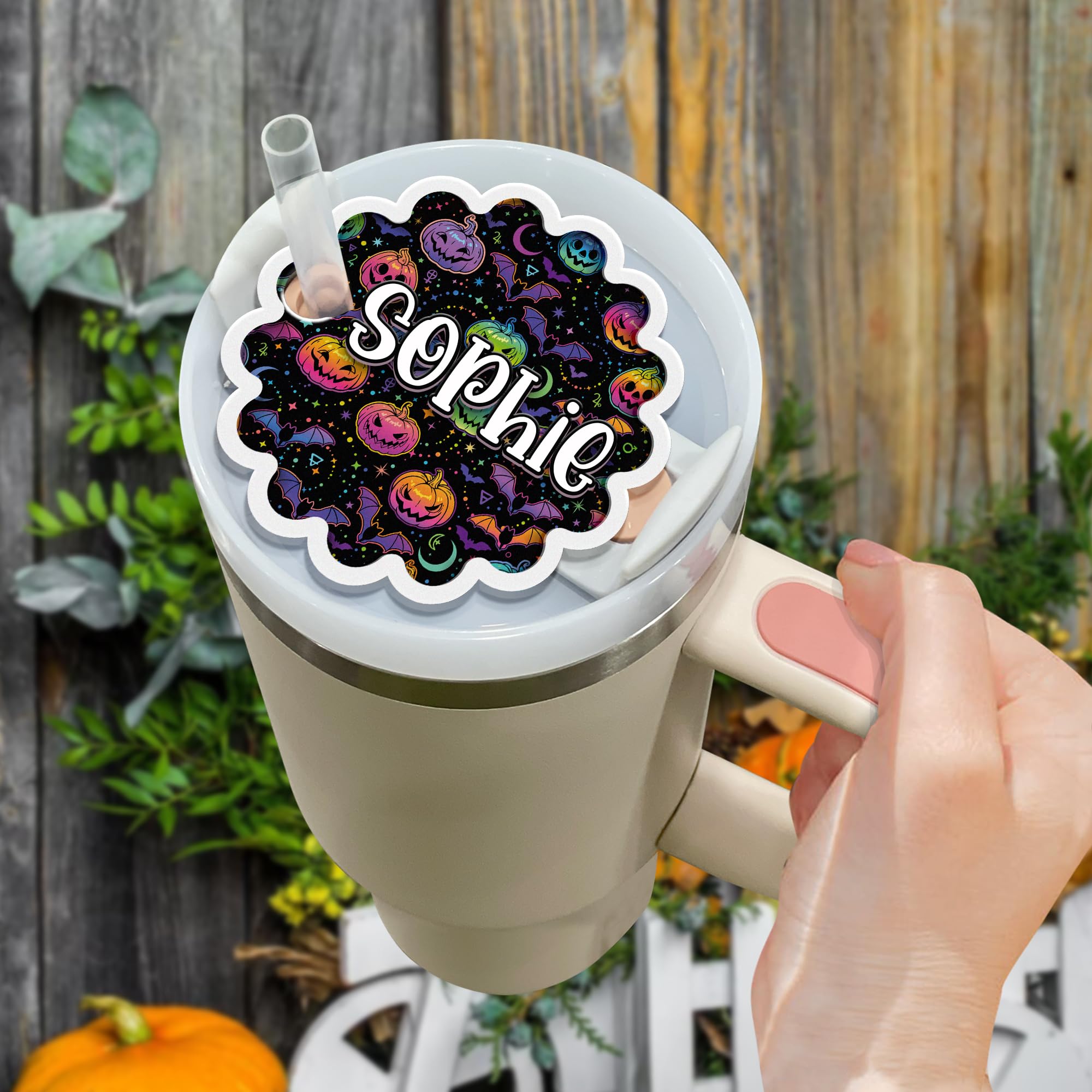 Halloween Basket Tag, Boo Basket Tag, Personalized Halloween Name Tag, Custom Basket Tag, Acrylic Scallop Name Tag, Acrylic Pumpkin Tag
