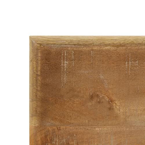 YPWRENH Kitchen Tables Cocktail Table Dining Table 47.2 "x23.6 x29.9 Solid Mango Wood for Dining Room, Kitchen or Living Room