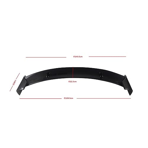 Carbon Fiber Rear Roof Spoiler Wing Trunk Lip Boot Cover Car Styling Compatible for Toyota Supra A90 2019-2020 (Color : Gloss Black)