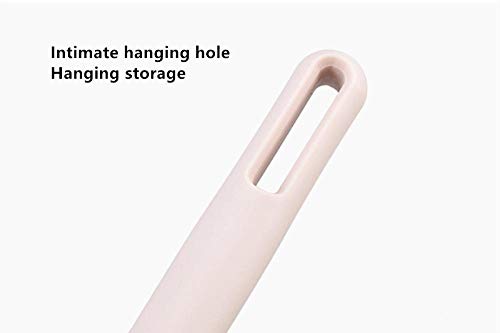 Floor Standing/Mounted Wall Toilet Brush,Deep Cleaner Bathroom Toilet Brush and Quick Drying Holder Set,for Home Hotel-White