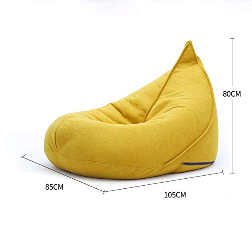 ZYJBM Bean Bag Lazy Sofa Home Creative Lazy Chair Reclining Bedroom Small Apartment Tatami Single Back Chair Balcony
