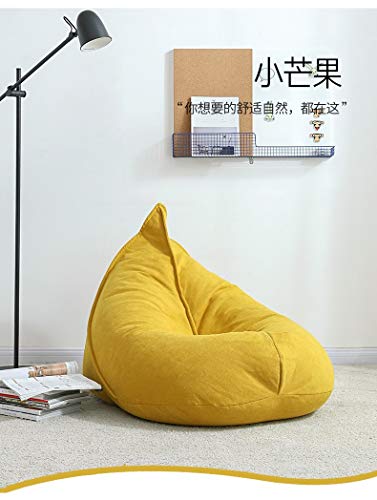 ZYJBM Bean Bag Lazy Sofa Home Creative Lazy Chair Reclining Bedroom Small Apartment Tatami Single Back Chair Balcony