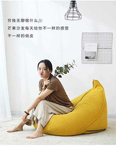 ZYJBM Bean Bag Lazy Sofa Home Creative Lazy Chair Reclining Bedroom Small Apartment Tatami Single Back Chair Balcony