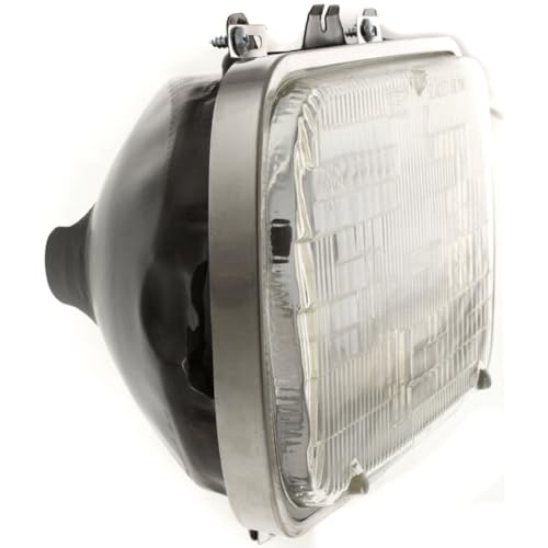 JHUEOPQD 2pcs Headlight Halogen Driver Passenger Side Clear Lens W/Bulb Headlamp GM2500112 14908811