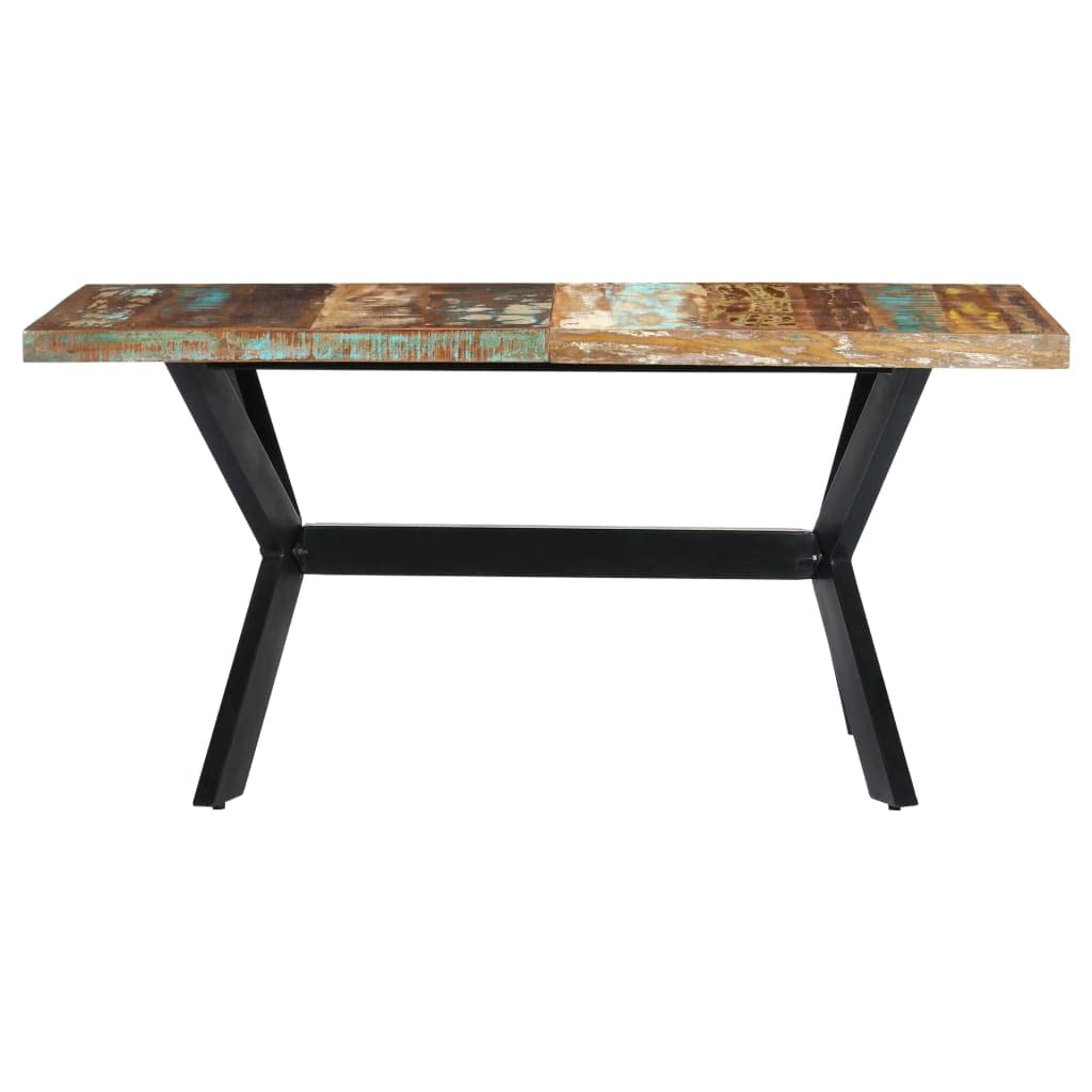 YAFF Dining Table 63"x31.5"x29.5" Solid Reclaimed Wood-7435