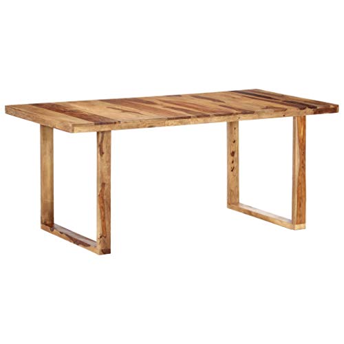 WHOPBXGAD Dining Table,Wooden bar Table, Dining Room Counter Suitable for Living Room, Dining Room, Bistro Table,70.9"x35.4"x29.9" Solid Sheesham Wood