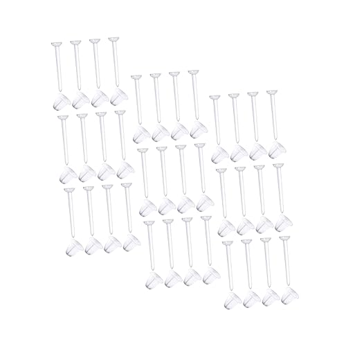 SEWACC 100 Pairs Plastic Earring Backs Locking Plugs Stoppers DIY Earring Accessories for Jewelry Making