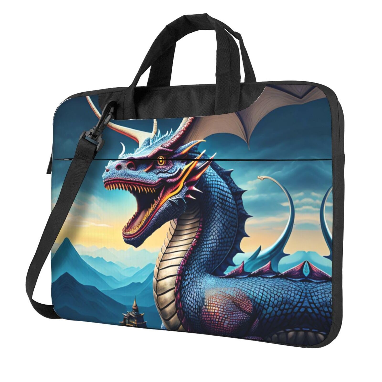 HYTTER Laptop Bag - Portable, Stylish, And Durable - Ideal For Both Men And Women Roaring Dragon 14 Inch