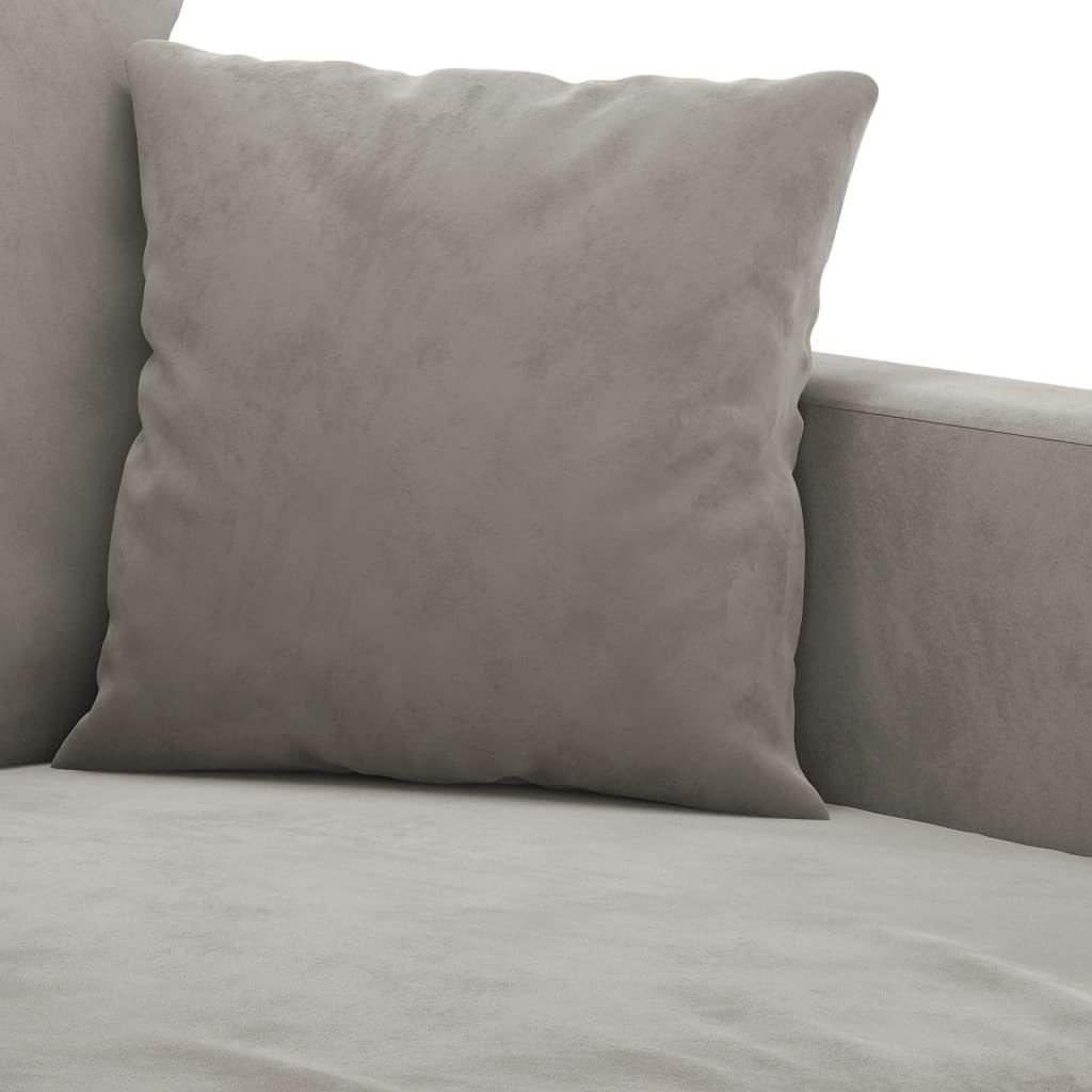 WHOPBXGAD Sofa Chair,Living Room Sofas, upholstered Sofas for Living Rooms, bedrooms, Offices and Apartments,Light Gray 23.6" Velvet