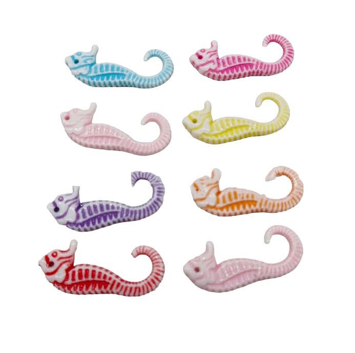 JORCEDI 100 Pcs Mixed Mini Conch Sea Stars Seashells Seahorse Beach Wedding Ornament for Table Scatters Beach Theme Sea Shells Party Decoration Crafts