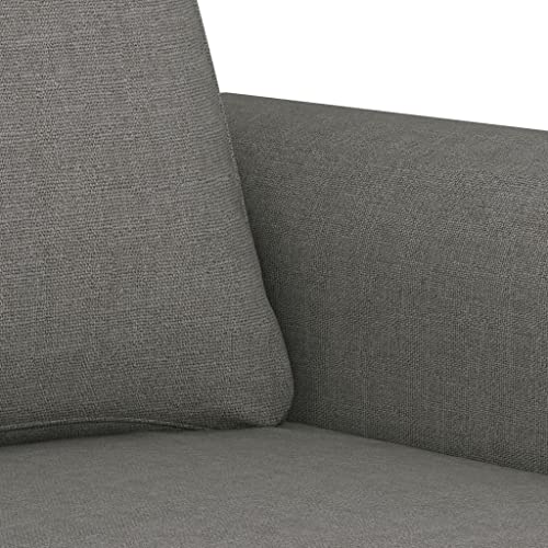 WHOPBXGAD Sofa Chair,Living Room Sofas, upholstered Sofas for Living Rooms, bedrooms, Offices and Apartments,Dark Gray 23.6" Fabric