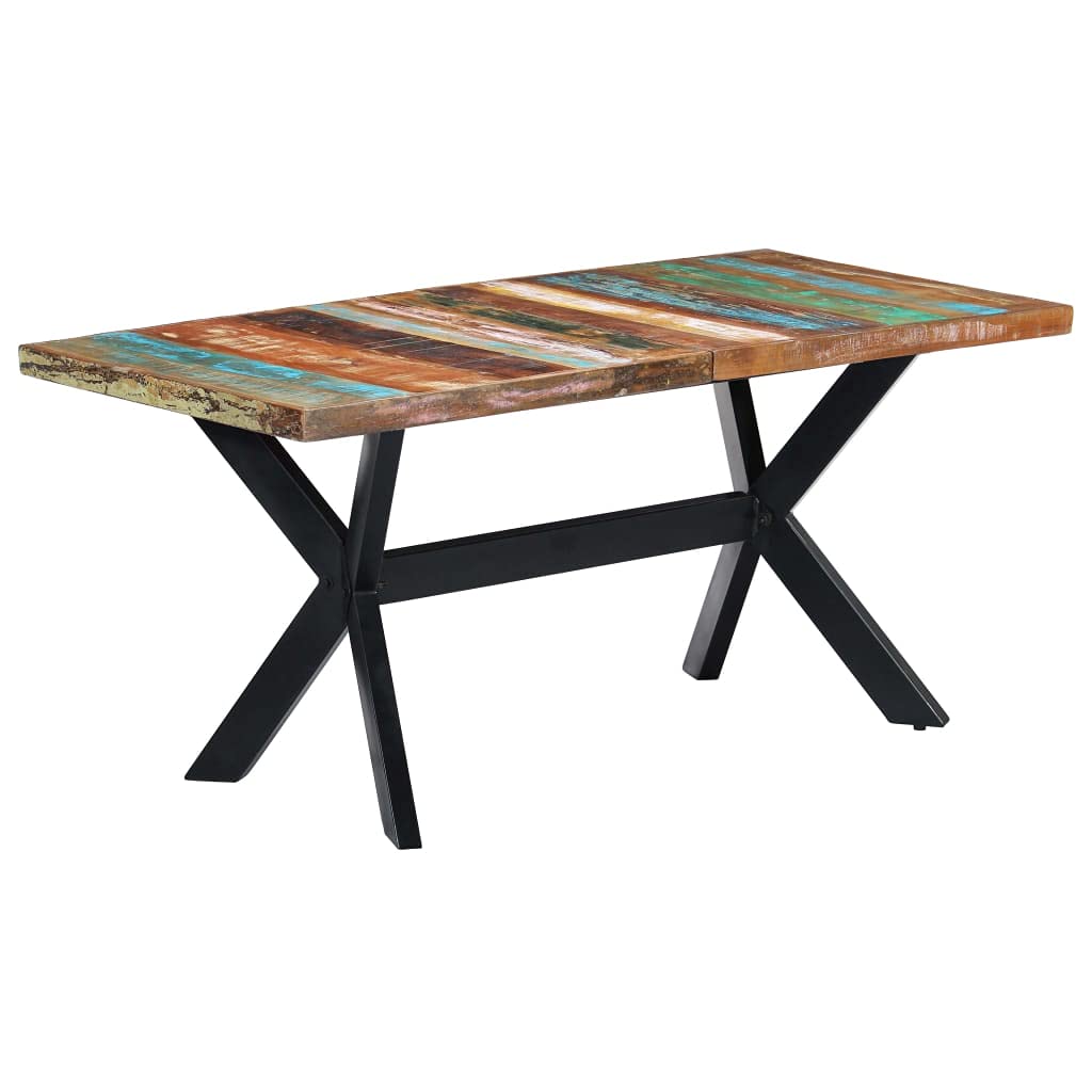 YAFF Dining Table 63"x31.5"x29.5" Solid Reclaimed Wood-7435
