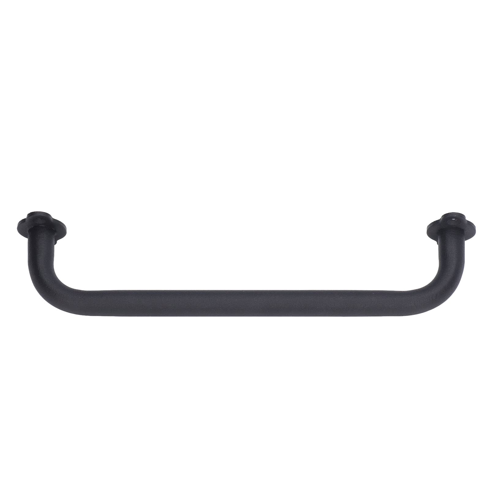 Tyenaza Barn Door Handle, Black Carbon Steel Interior Wooden Door Matte Handle for Wooden Gate Shed Cabinet Door