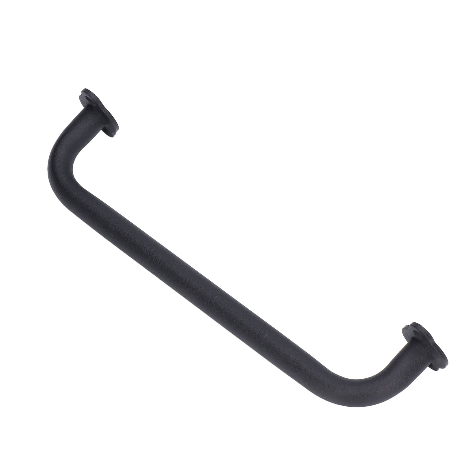 Tyenaza Barn Door Handle, Black Carbon Steel Interior Wooden Door Matte Handle for Wooden Gate Shed Cabinet Door