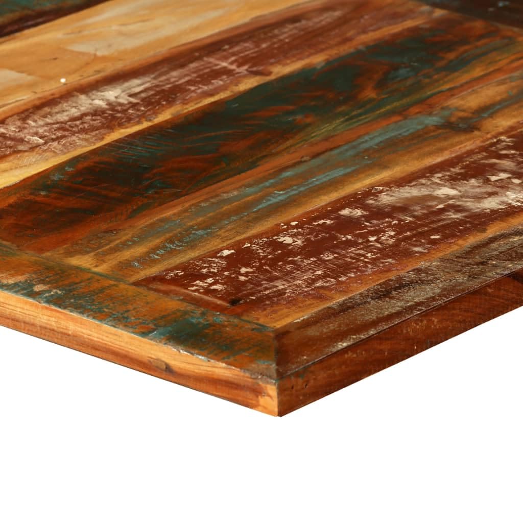 WHOPBXGAD Dining Table,Wooden Dining Table, Industrial Restaurant Counter for Living Room, Dining Room, Bistro Table,Solid Reclaimed Wood 70.9"
