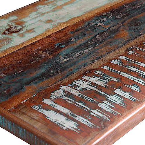 YPWRENH Side Tables bar Table Dining Table Solid Reclaimed Wood 47.2"x23.6"x30" for Dining Room, Kitchen or Living Room