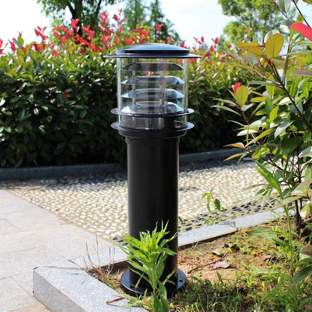 Modern Simple LED Street Lamp Outdoor Grass Acrylic Post Lights American Waterproof Landscape Light Villa Aluminum Garden Lawn Floor Park Decoration Column E27
