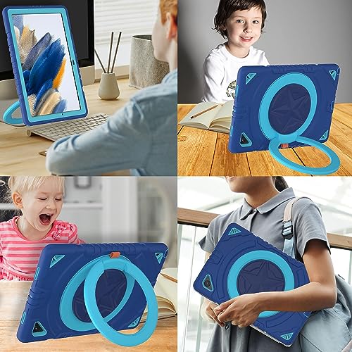 Protective Tablet PC Cover Case Hard Rugged Protective Cover Compatible with Samsung Galaxy Tab A8 Case 10.5 inch X200/X205 (2022) Tablet - Shockproof Protective Case, Carry Handle, Adjustable Shoulde
