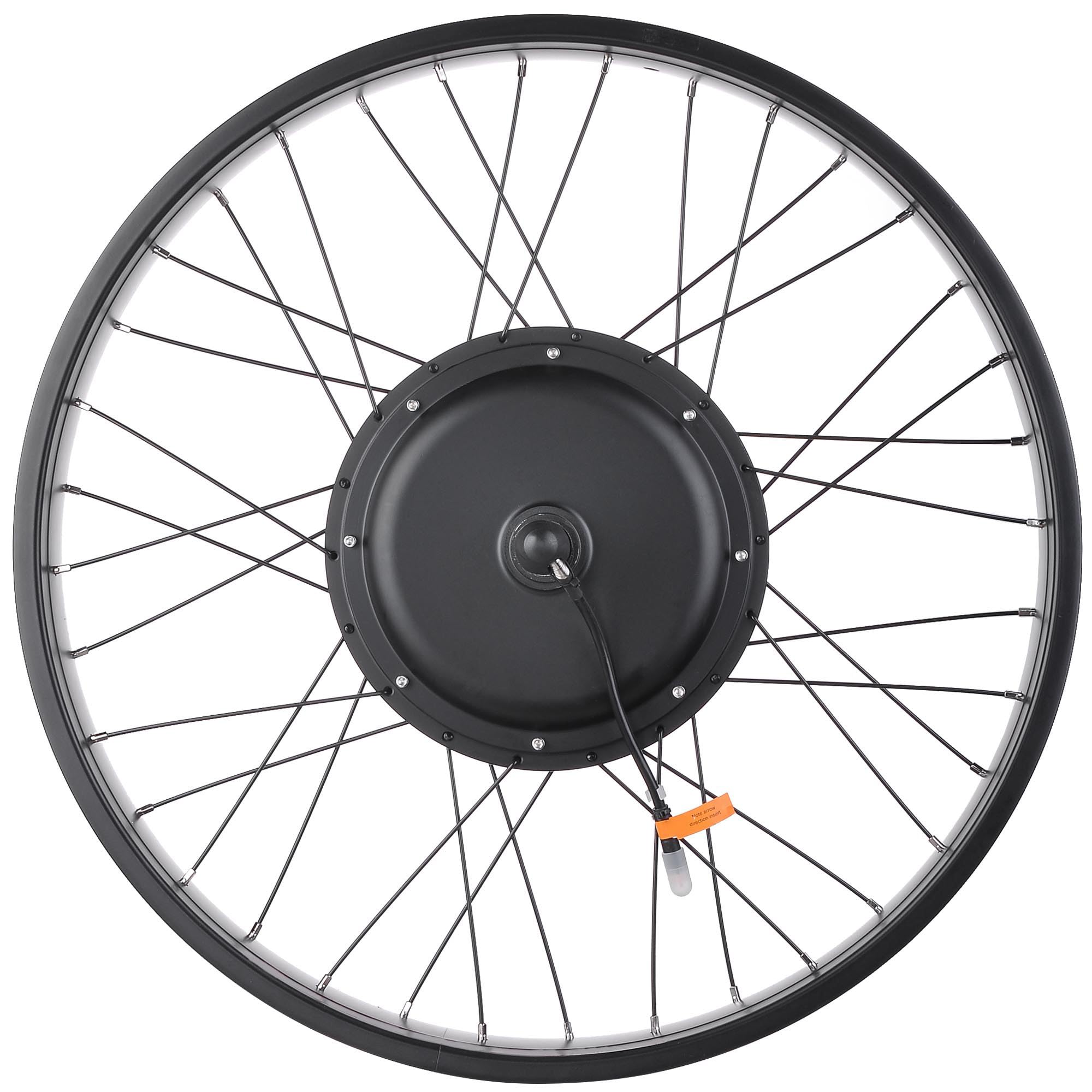 Electric Motor Bicycle Wheel Conversion Kit 26in 1000W Font Drive Controller Display Trun Bike to Ebike Electric Wheel Bicycle Modification Parts Kits (48V 1000W, 26inX4 Fat Tire Wheel Rim)