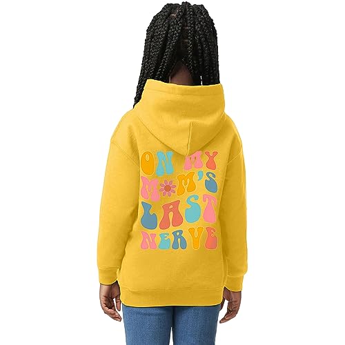 Baby Unisex Cotton Solid Hoodies, Toddler Sweatshirt Cotton Pullover Hooded Big Pocket Sweatshirts Festival Clothes Yellow